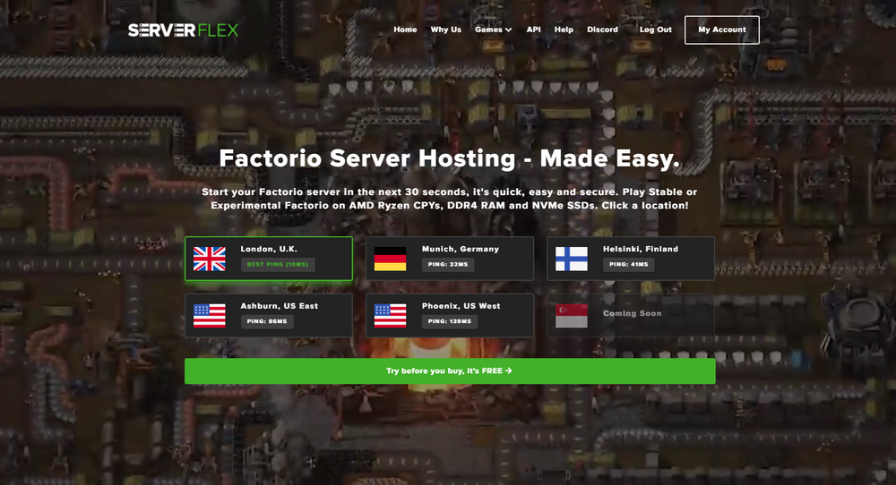 How to play Experimental Factorio on a server